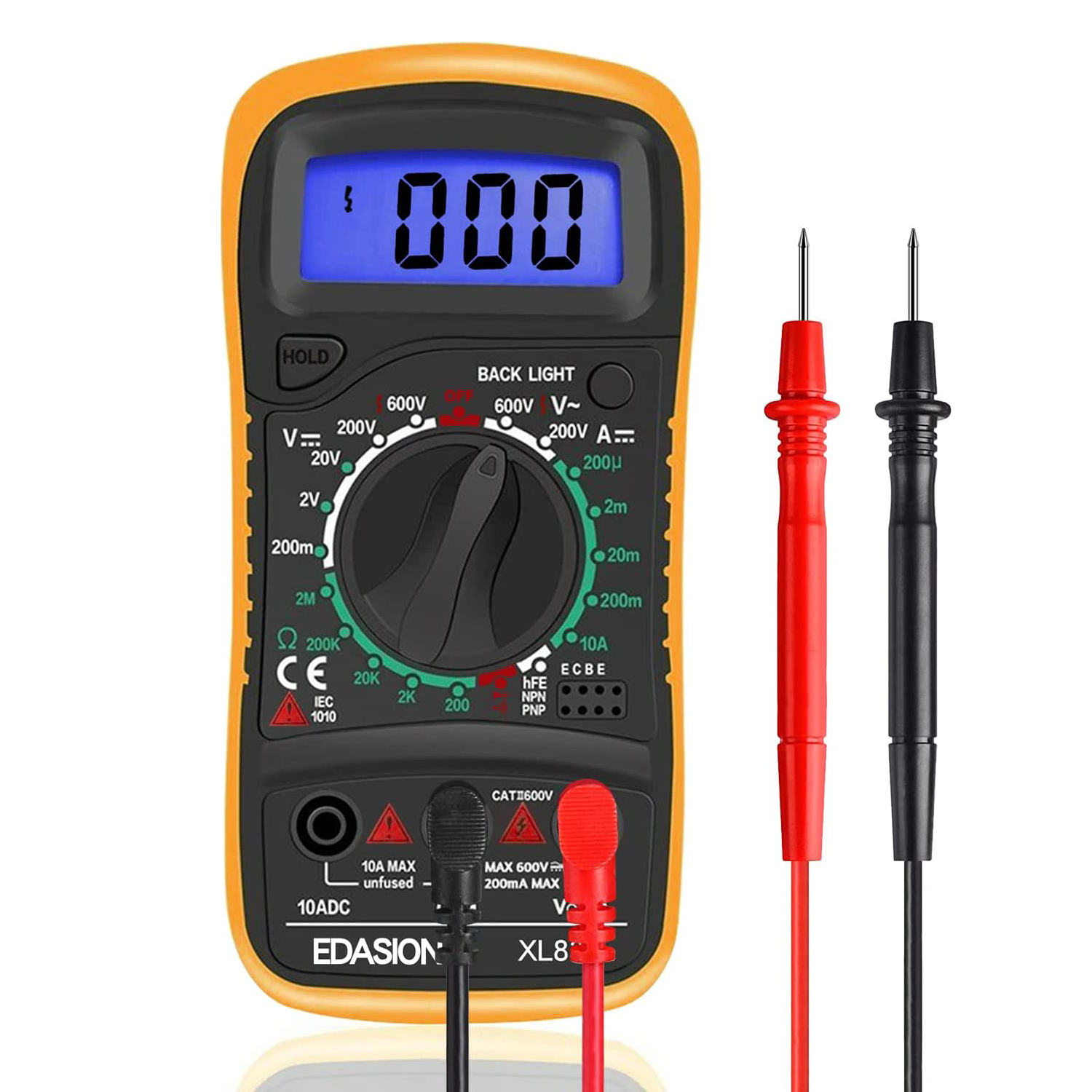Digitales Multimeter Voltmeter Batterietester Spannungstester ...